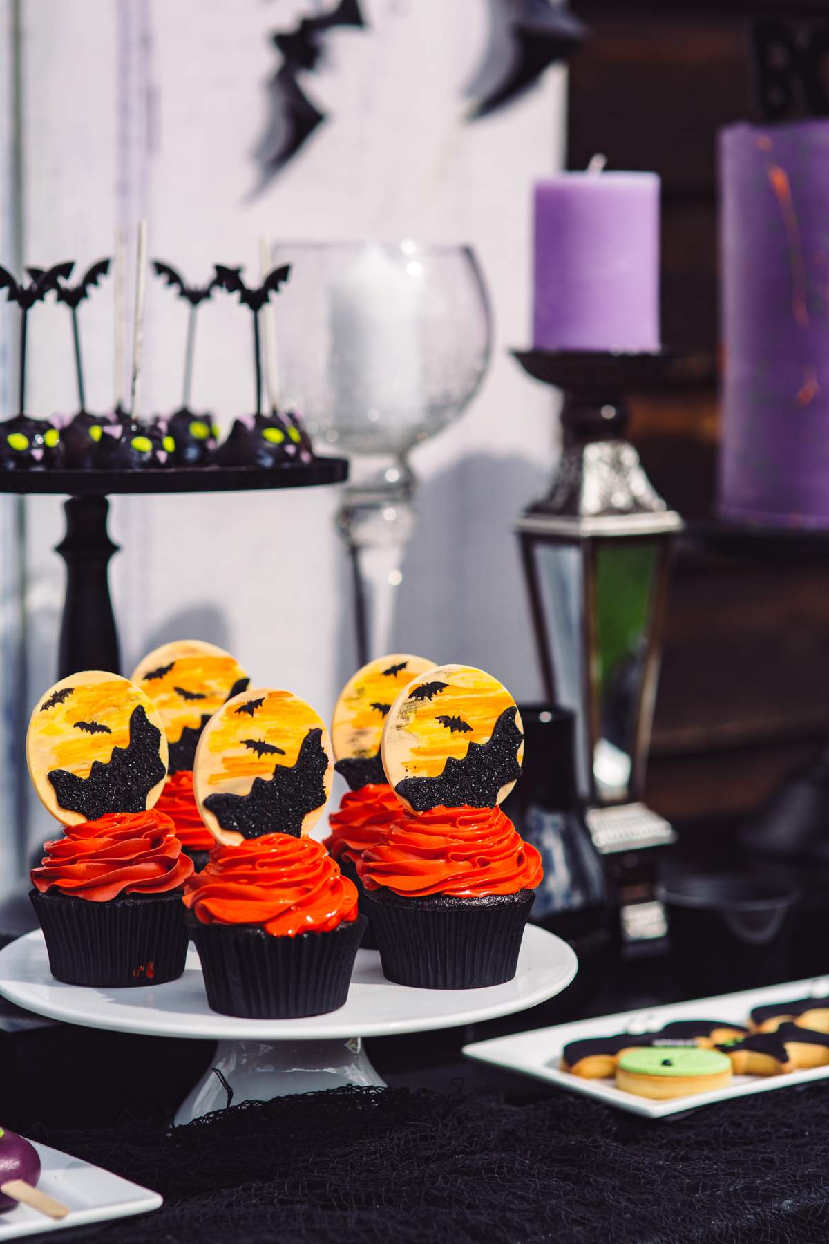 Black cats and bats Halloween party Halloween Party Ideas | Photo 1 of ...