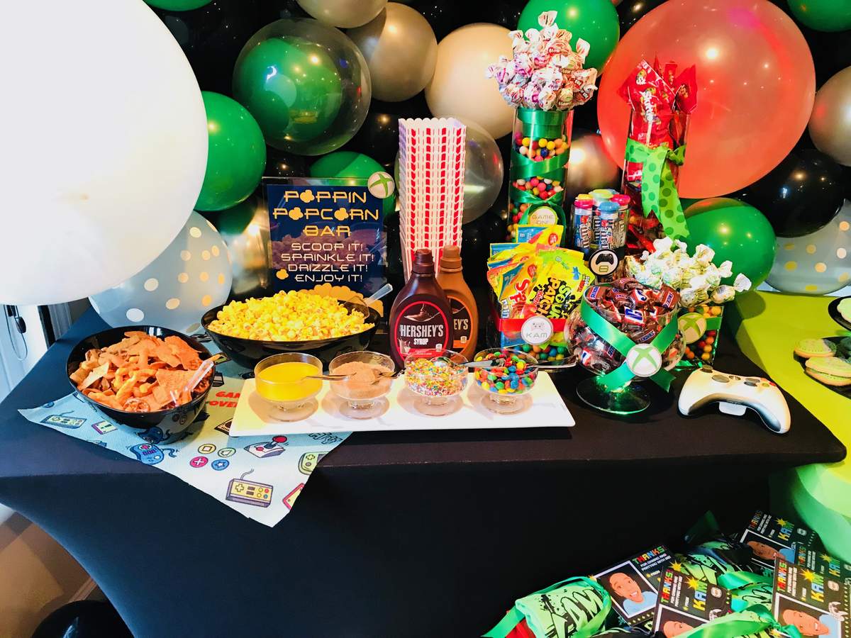 Xbox/Gaming Birthday Party Ideas | Photo 12 of 34 | Catch My Party