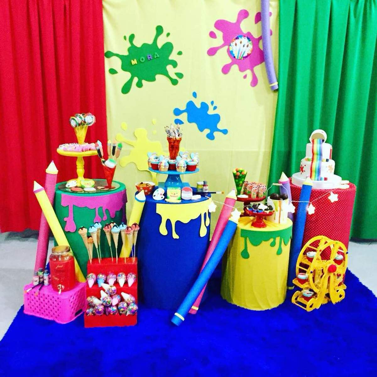 COLORS Birthday Party Ideas | Photo 12 of 17 | Catch My Party