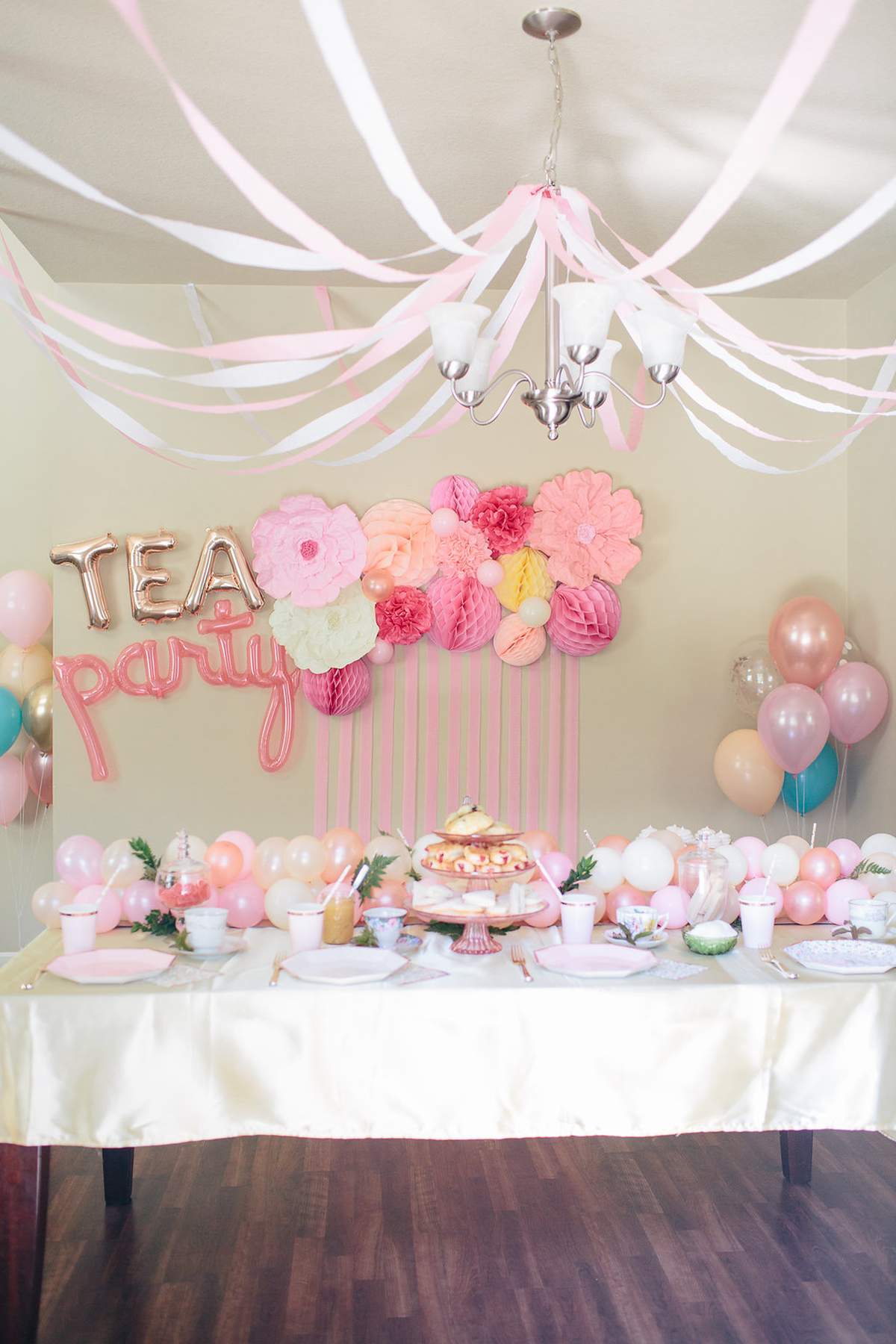 Floral Tea Party Birthday Celebration Tea Party Party Ideas | Photo 2 ...