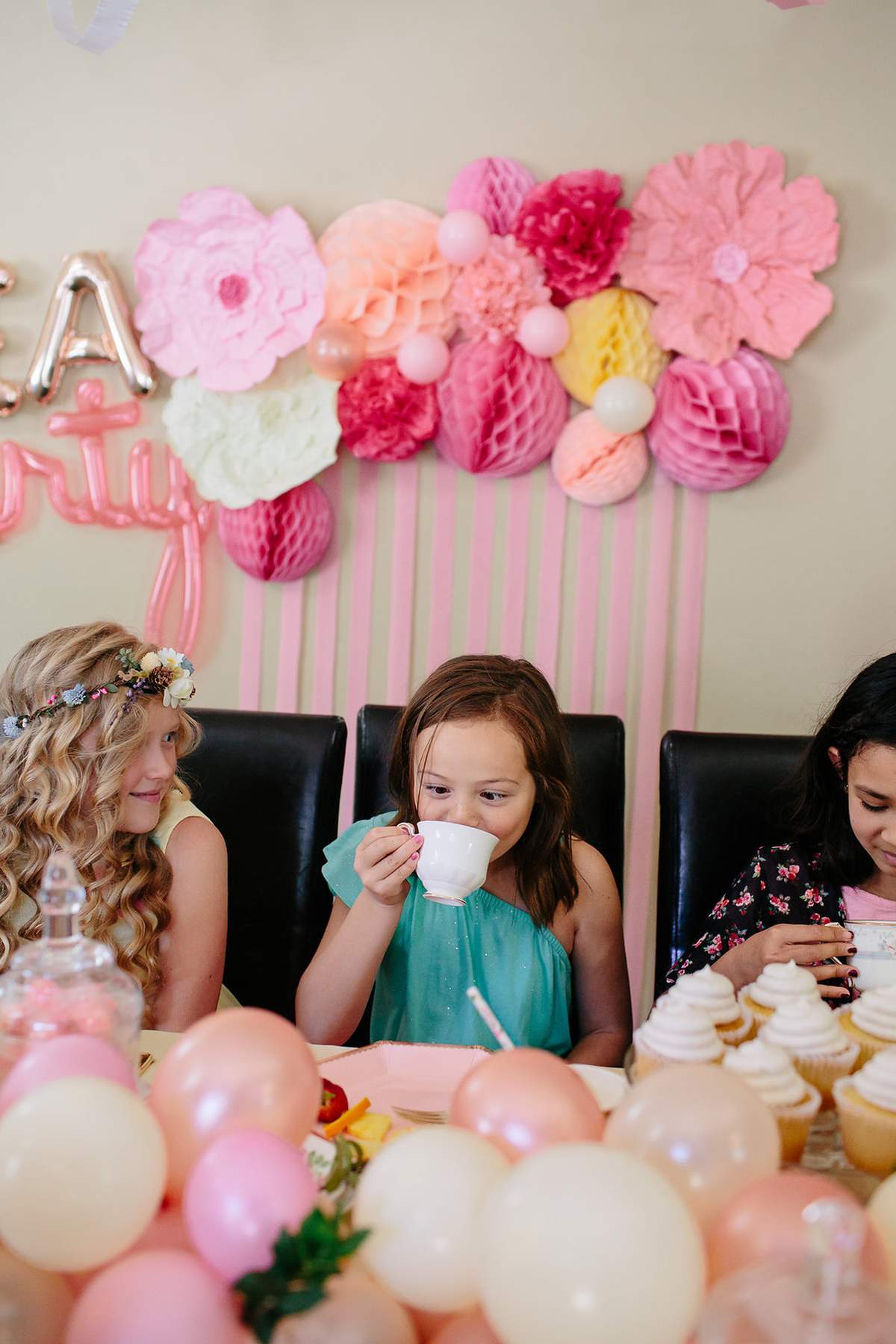 Floral Tea Party Birthday Celebration Tea Party Party Ideas | Photo 1 ...