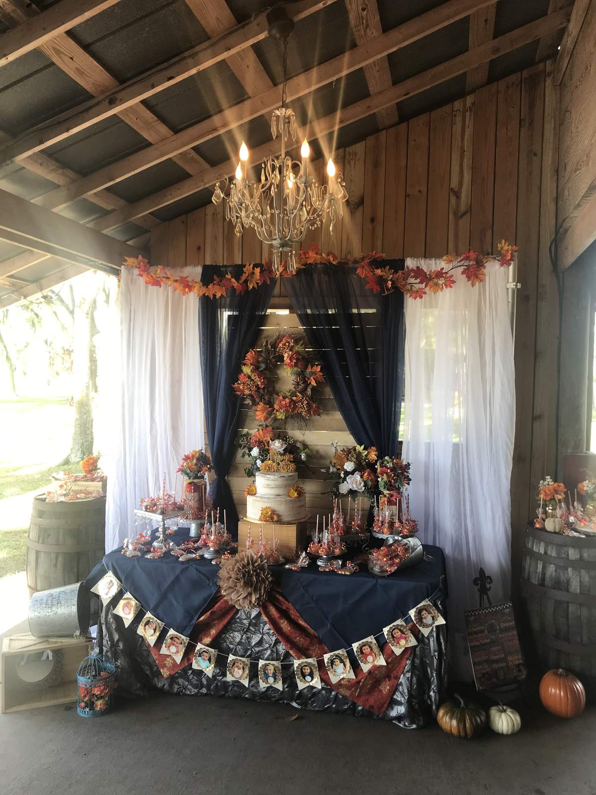 Fall / Birthday "Rustic Fall 1st Birthday Party" | Catch My Party