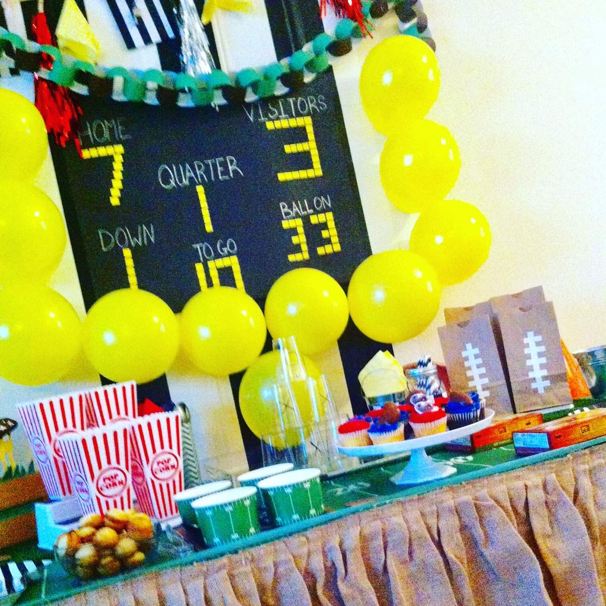Football Theme / Birthday "Super Bowl Party" | Catch My Party
