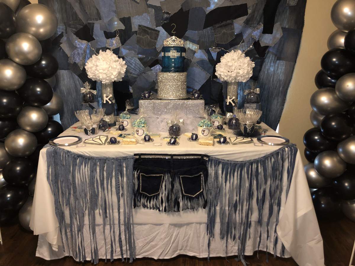 Denim and diamonds Birthday Party Ideas | Photo 8 of 32 | Catch My Party