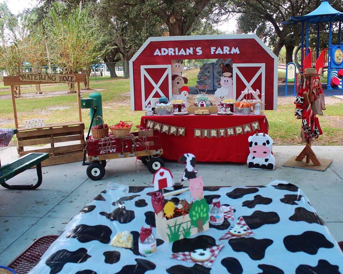 Farm Animals Birthday Party Ideas | Photo 19 of 20 | Catch My Party