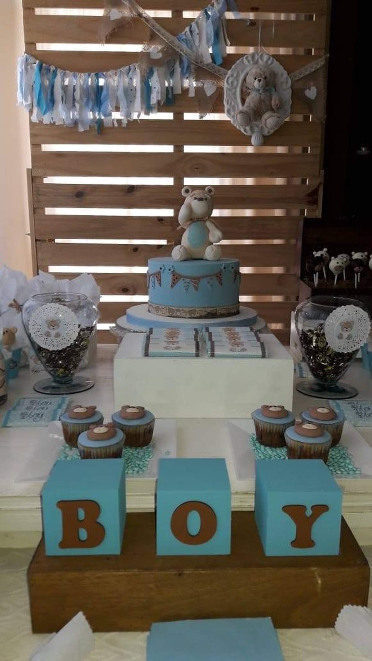 Rustic Baby Shower Party Ideas | Photo 15 of 25 | Catch My Party