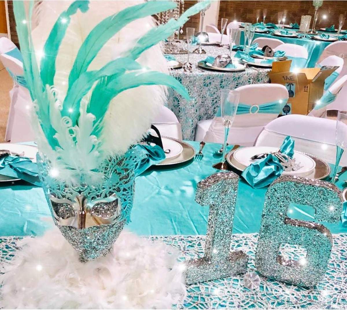 Masquerade Sweet “16” Birthday Party Ideas | Photo 1 of 20 | Catch My Party