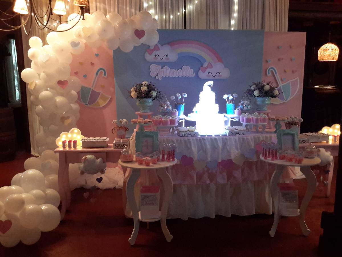 Clouds,rain,heart / Birthday "" Party Rain of Love"" | Catch My Party