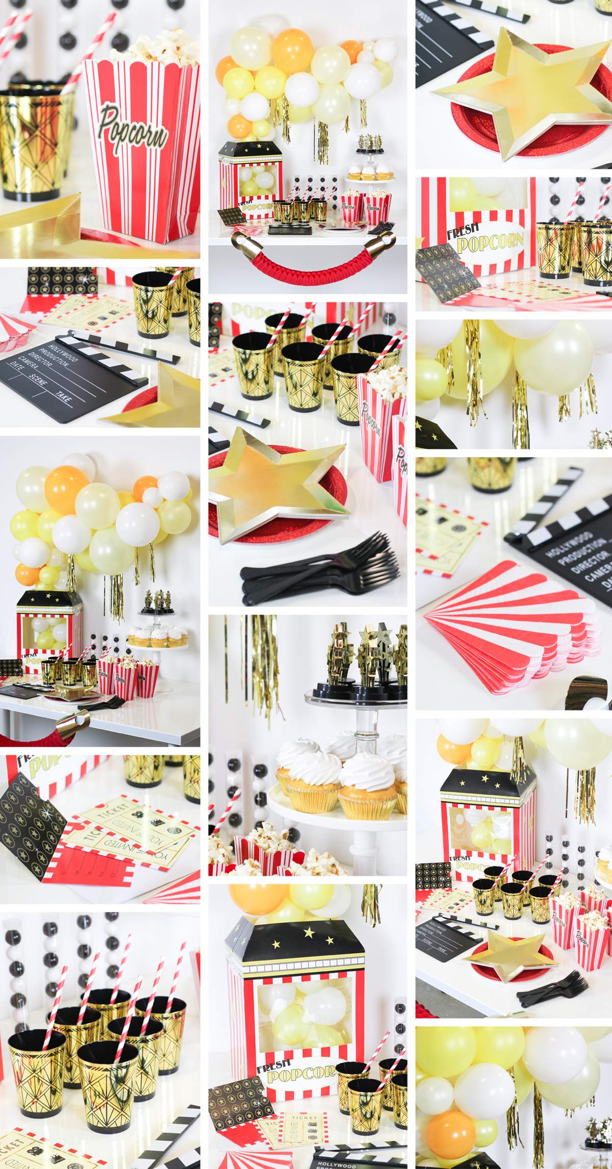 Hollywood Movie Night Party Ideas | Photo 1 of 9 | Catch My Party
