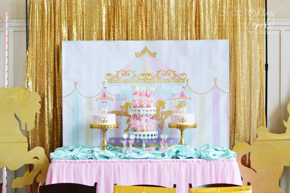 Carousel Birthday Party Ideas | Photo 2 of 93 | Catch My Party