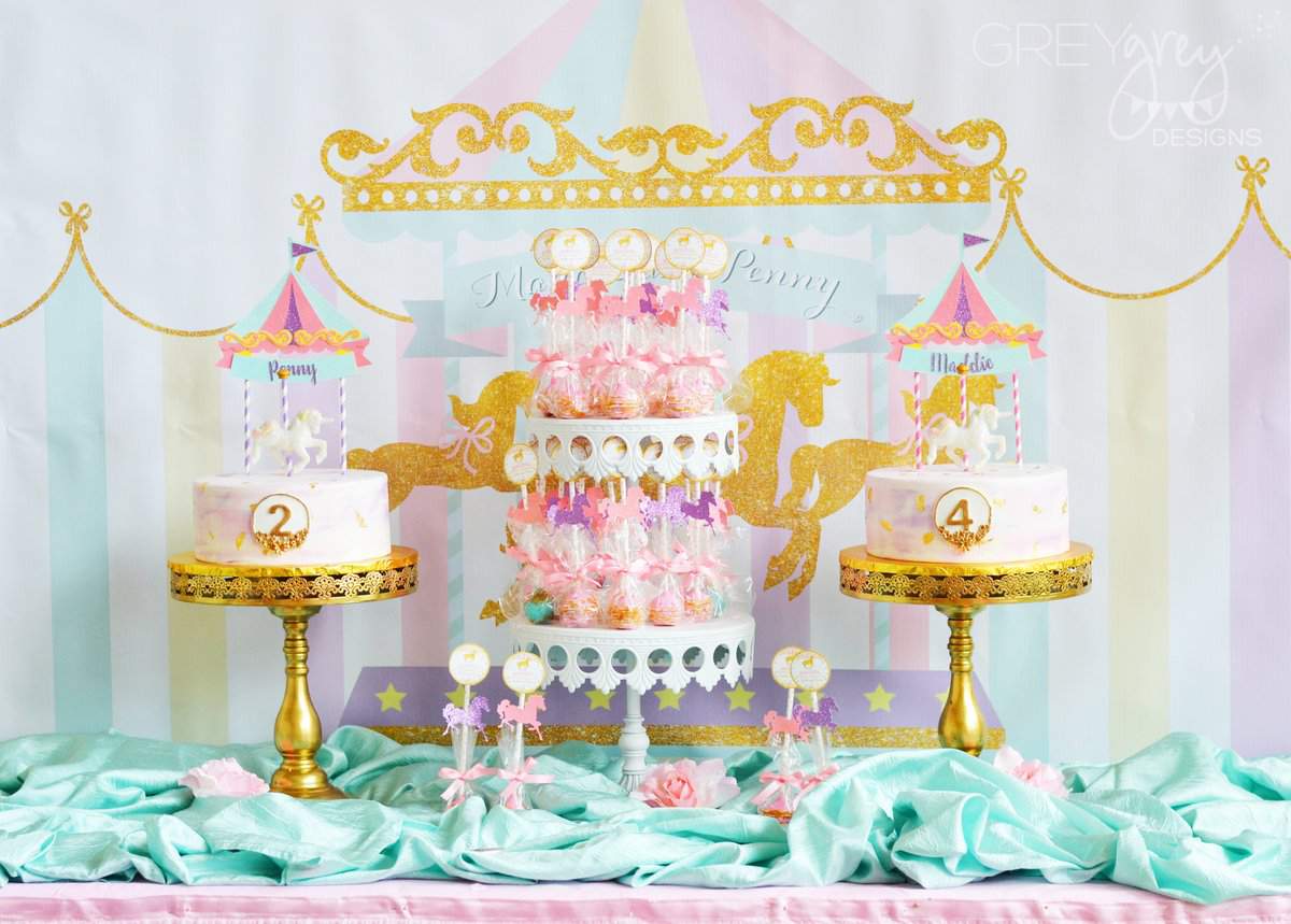 Carousel Birthday Party Ideas | Photo 2 of 93 | Catch My Party