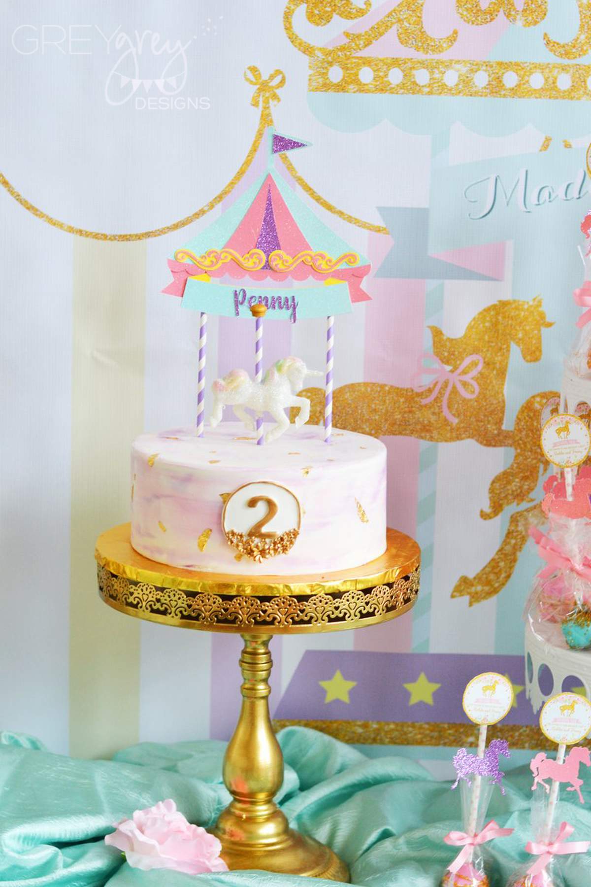 Carousel Birthday Party Ideas | Photo 2 of 93 | Catch My Party