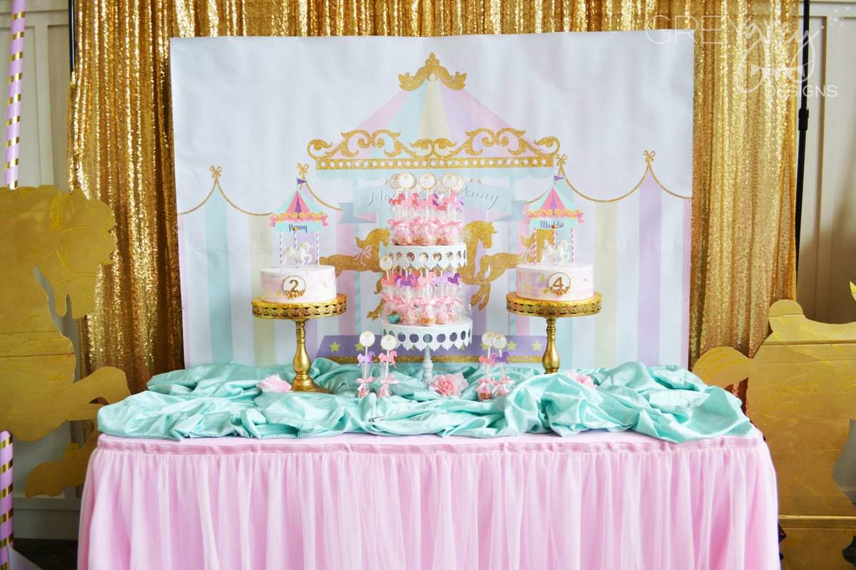 Carousel Birthday Party Ideas | Photo 2 of 93 | Catch My Party