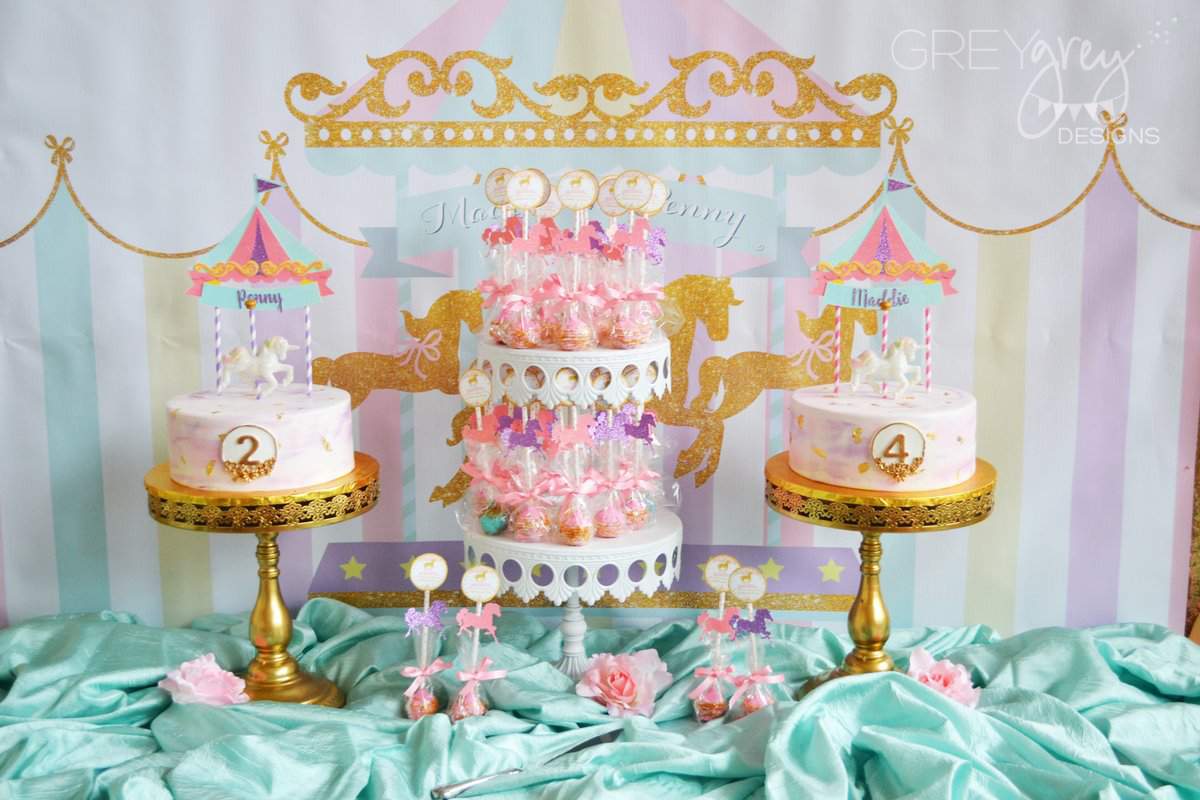 Carousel Birthday Party Ideas | Photo 2 of 93 | Catch My Party