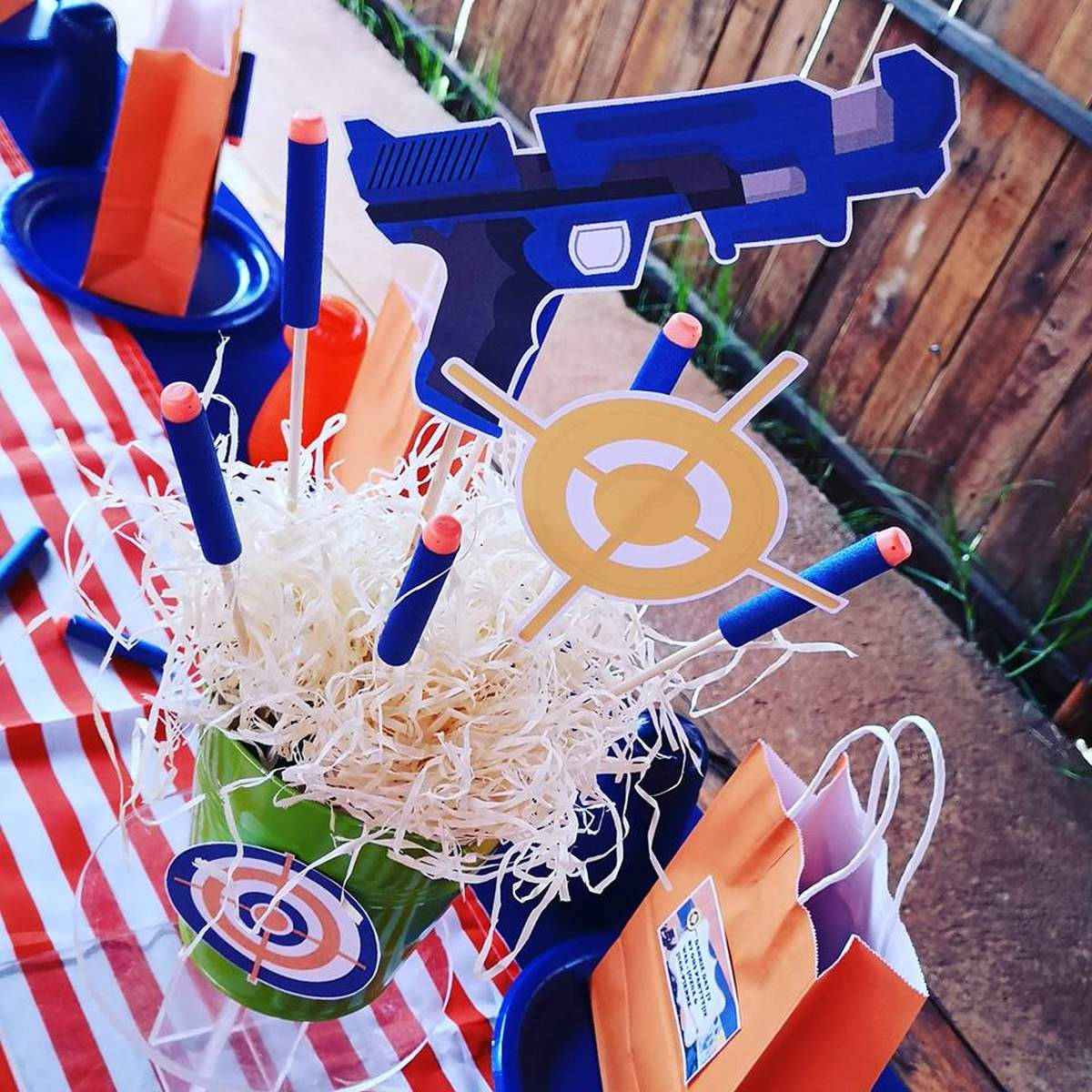 Nerf guns Birthday Party Ideas | Photo 4 of 18 | Catch My Party