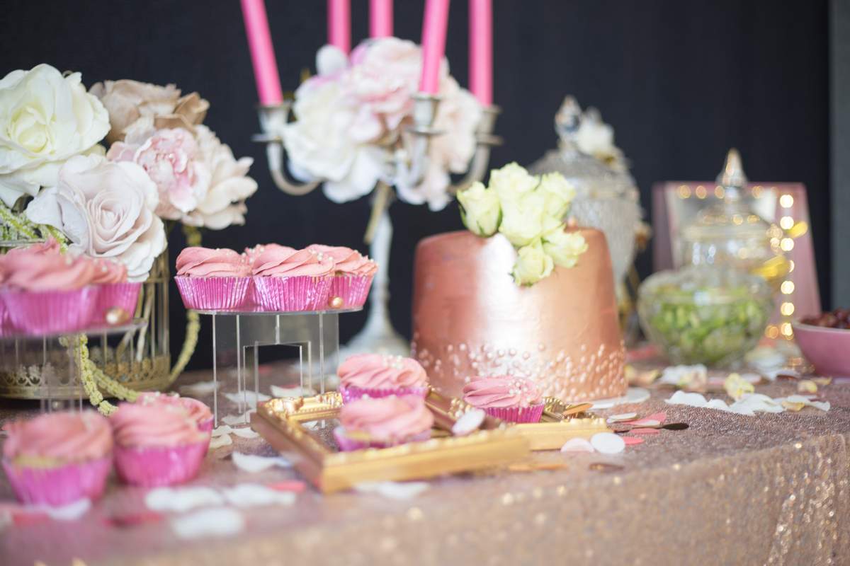 Rose Gold Birthday Party Ideas | Photo 1 of 36 | Catch My Party