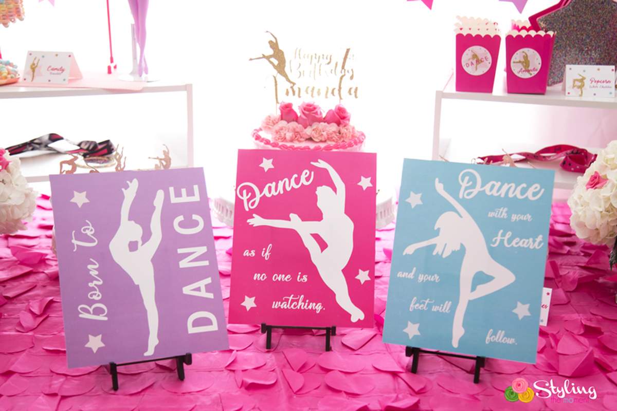 Dance Birthday Party Ideas | Photo 1 of 30 | Catch My Party