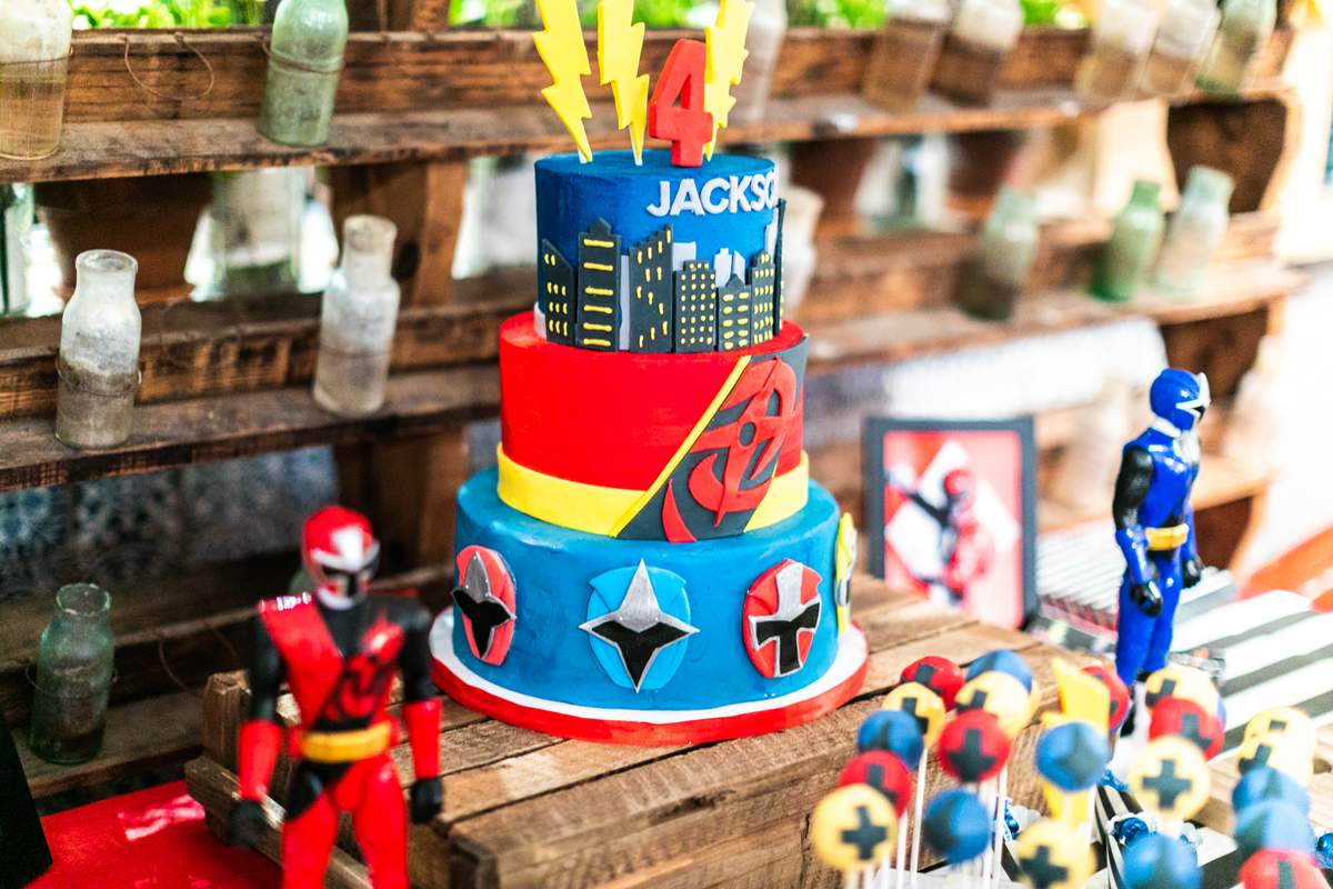 Power rangers Birthday Party Ideas | Photo 1 of 18 | Catch My Party