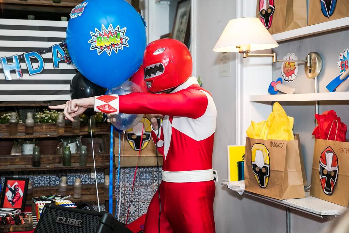 Power rangers Birthday Party Ideas | Photo 17 of 18 | Catch My Party