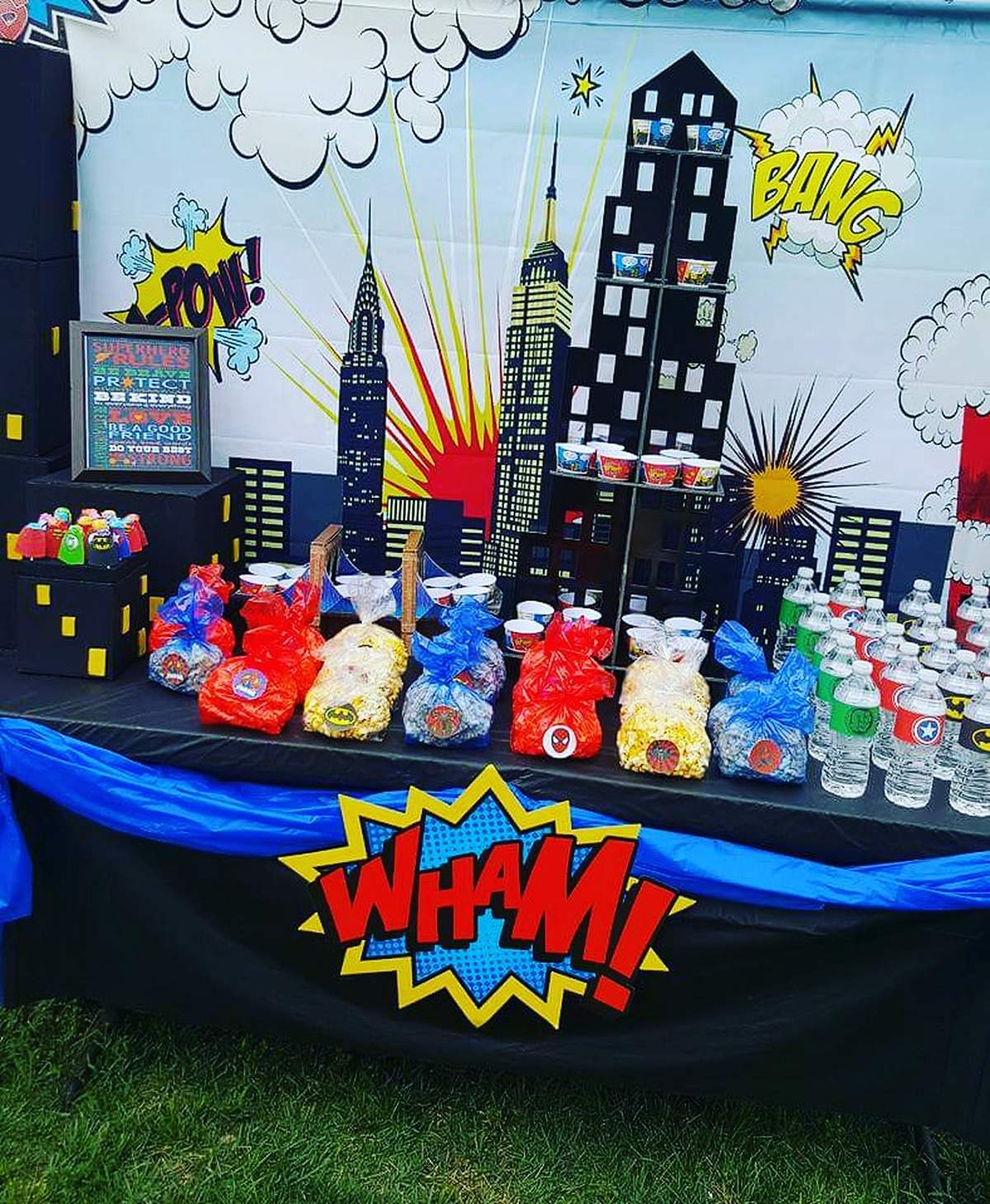 Superheroes Birthday Party Ideas | Photo 8 of 19 | Catch My Party