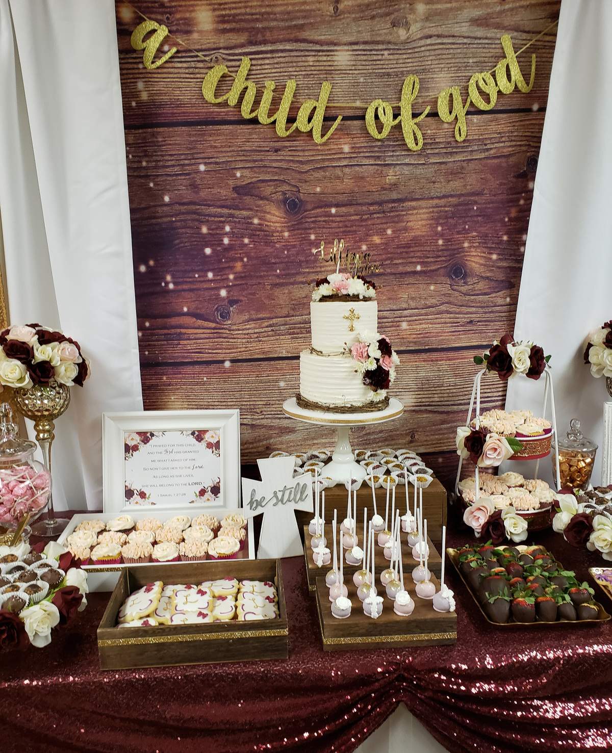 Baptism Party Ideas | Photo 1 of 38 | Catch My Party