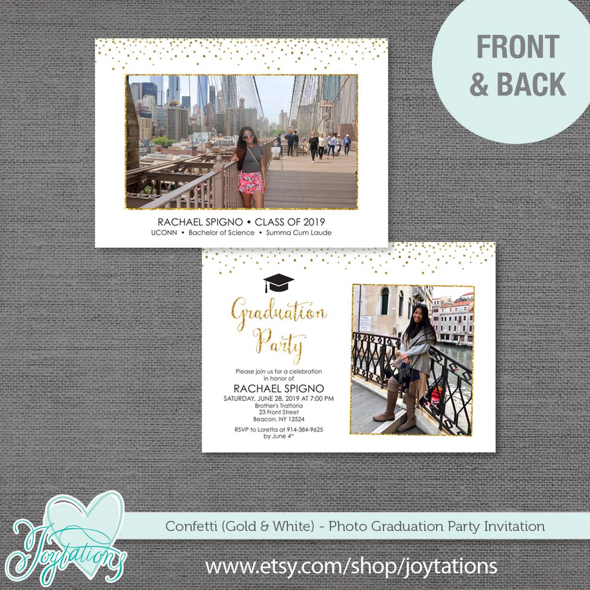 Confetti / Graduation/End of School "Gold Confetti Graduation Party ...