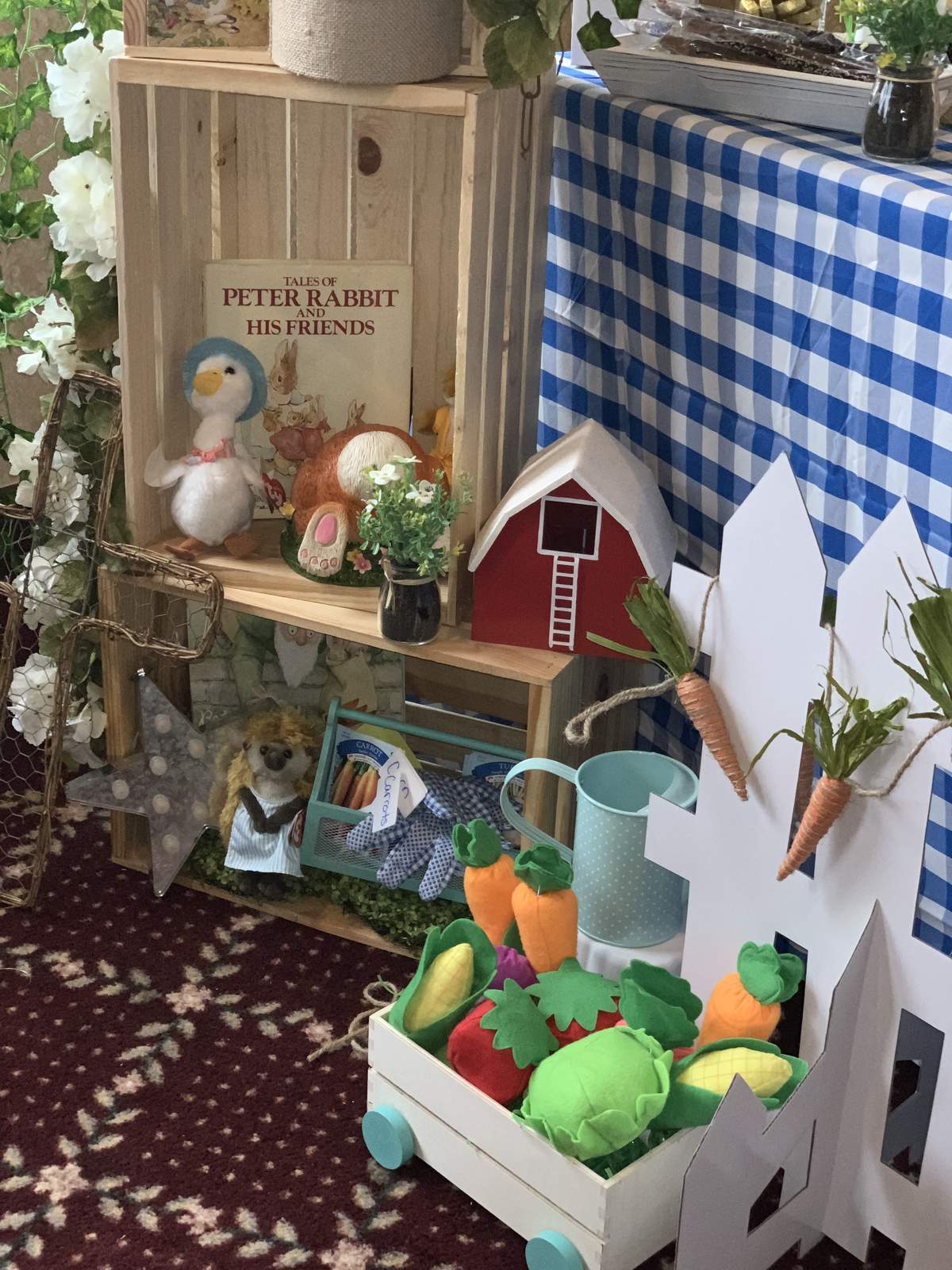 Peter Rabbit Baptism Party Ideas | Photo 16 of 23 | Catch My Party