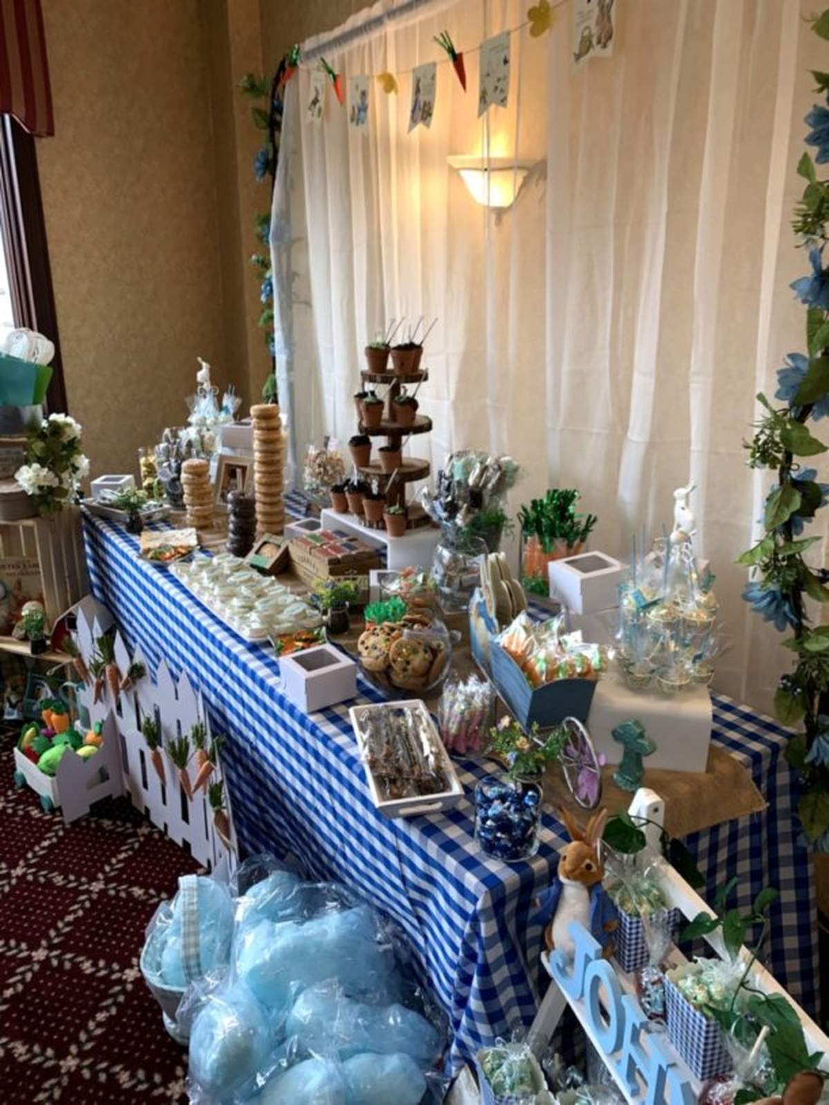 Peter Rabbit Baptism Party Ideas | Photo 16 of 23 | Catch My Party