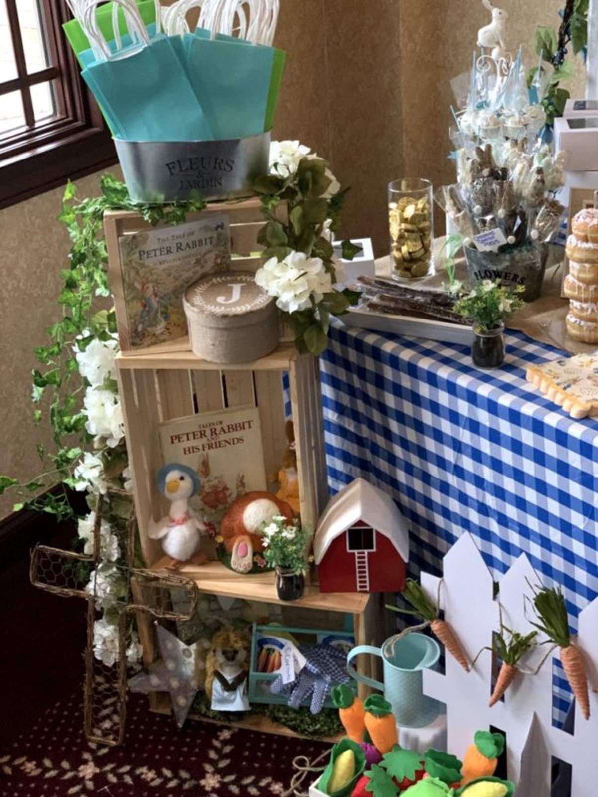 Peter Rabbit Baptism Party Ideas | Photo 1 of 23 | Catch My Party