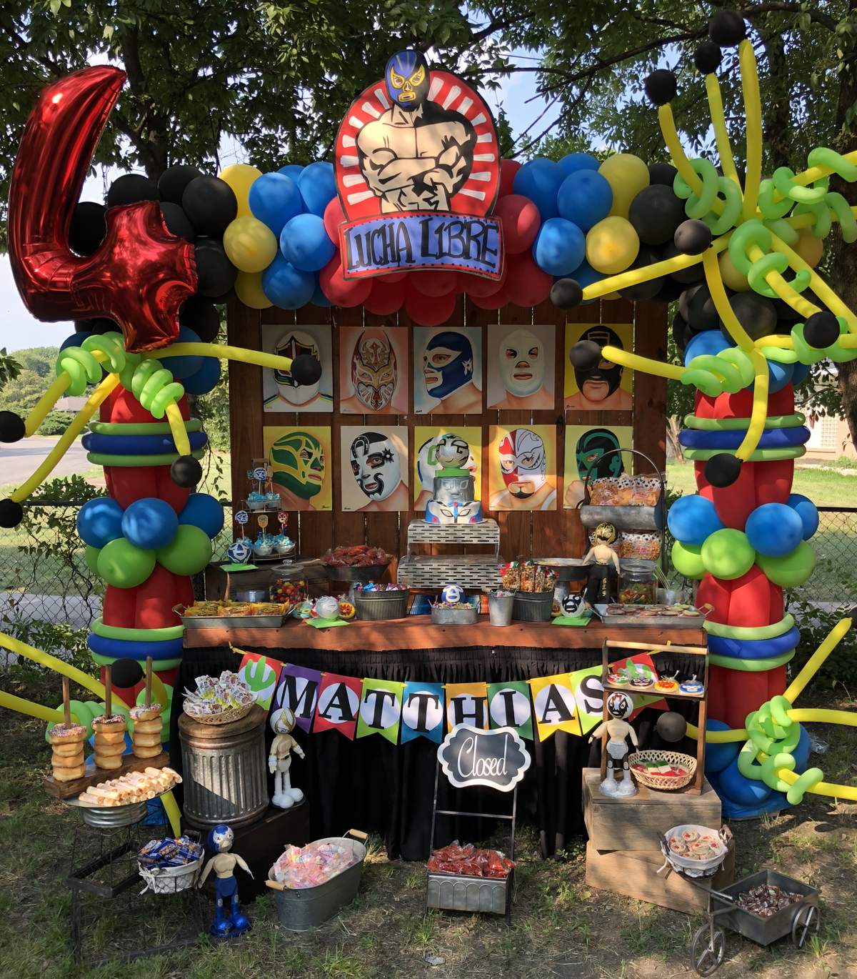 Lucha Libre Birthday Party Ideas | Photo 1 of 22 | Catch My Party