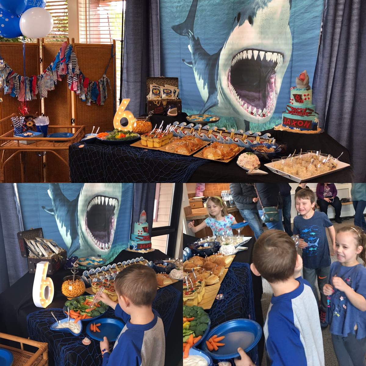SHARKS Birthday Party Ideas | Photo 3 of 5 | Catch My Party
