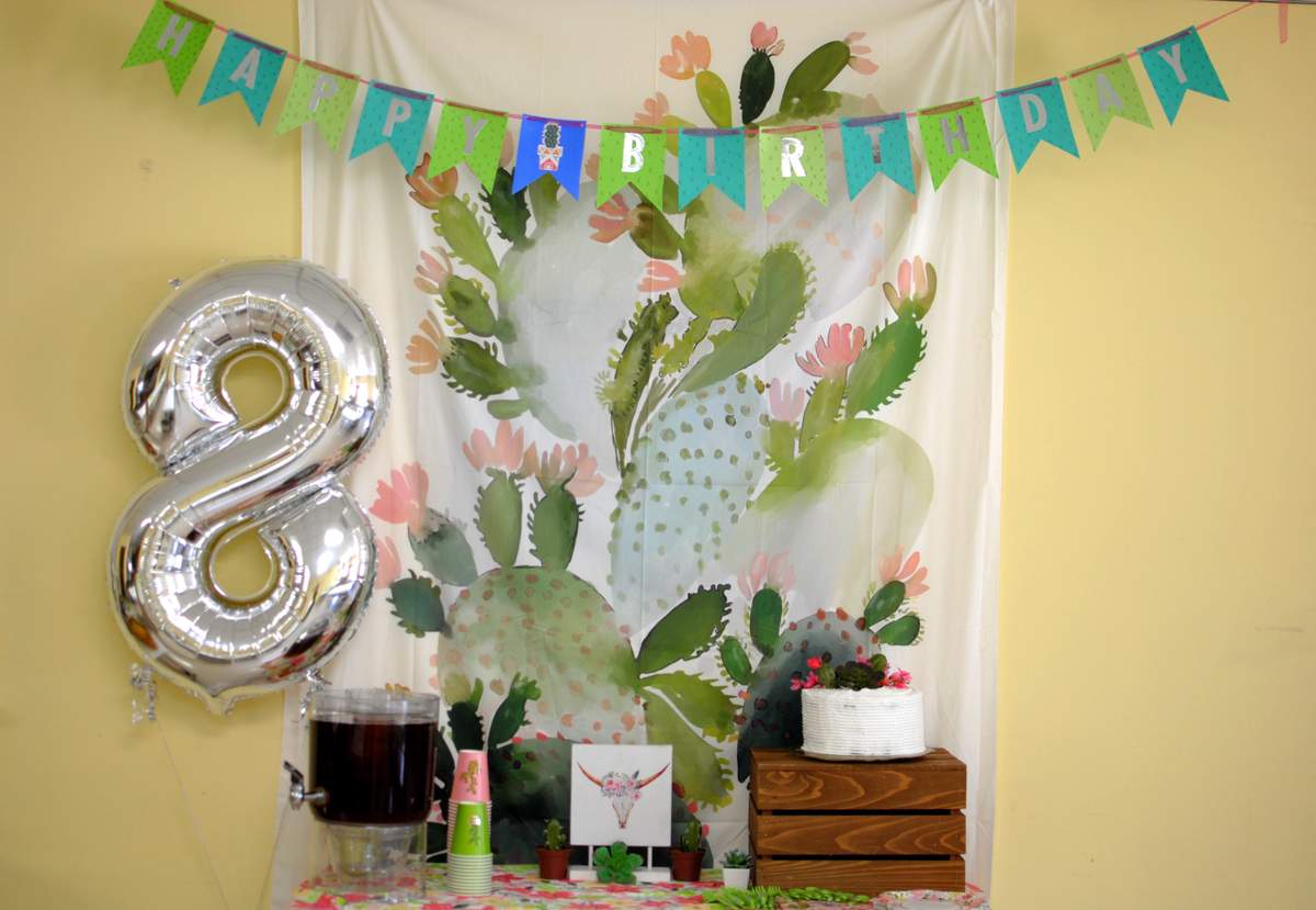 Cactus Birthday Party Ideas | Photo 4 of 16 | Catch My Party