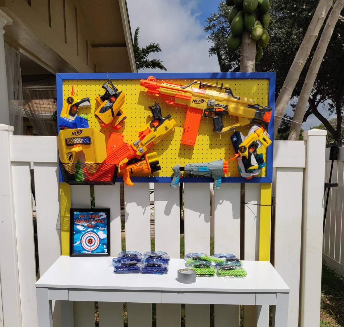Nerf Birthday Party Ideas | Photo 12 of 33 | Catch My Party