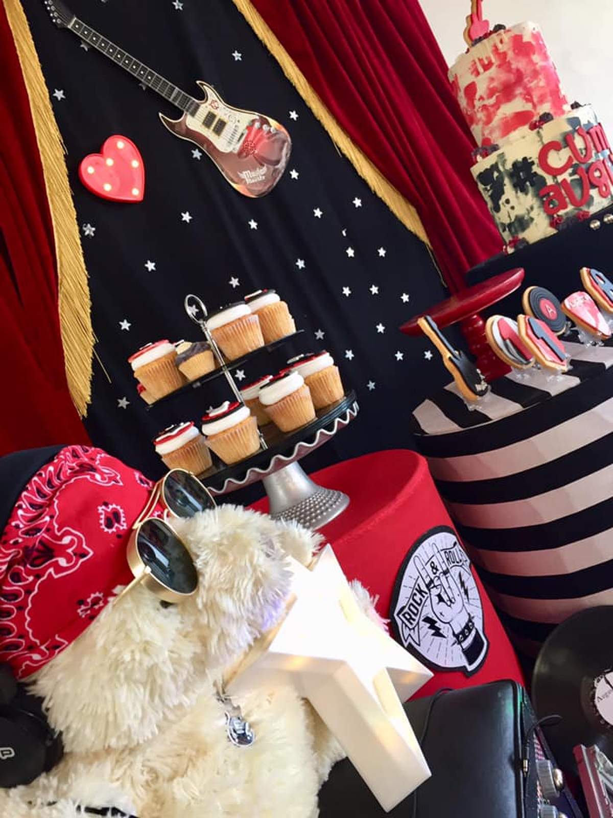 Rock & roll Birthday Party Ideas | Photo 4 of 18 | Catch My Party