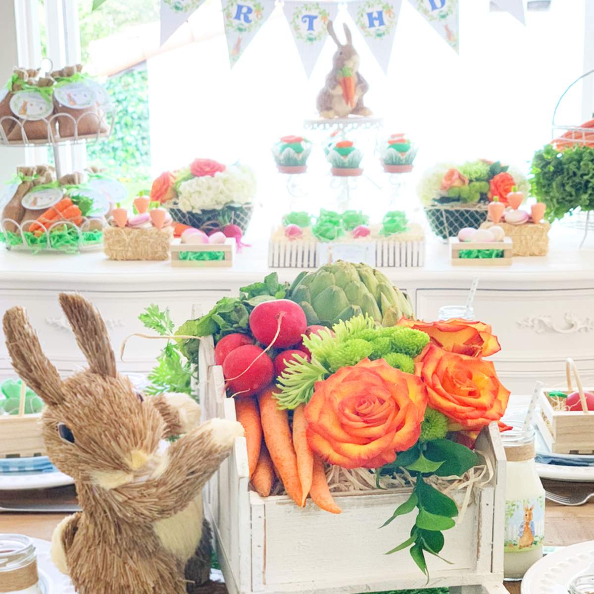 Peter Rabbit Birthday Party Ideas | Photo 1 of 8 | Catch My Party