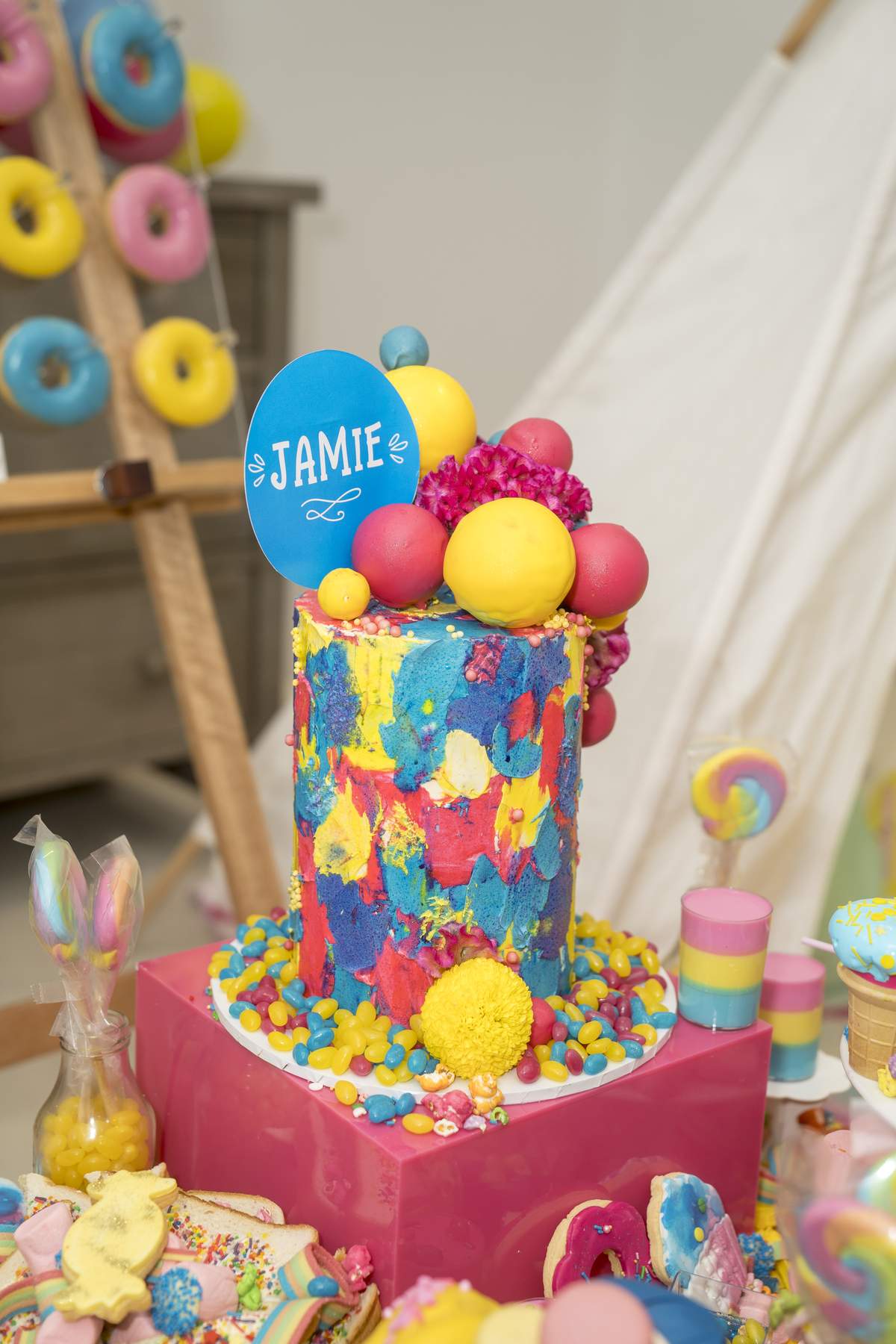 Bright colours Birthday Party Ideas | Photo 1 of 93 | Catch My Party