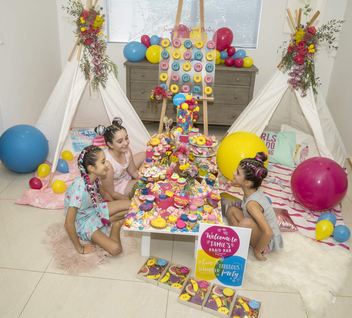 Bright colours Birthday Party Ideas | Photo 1 of 93 | Catch My Party
