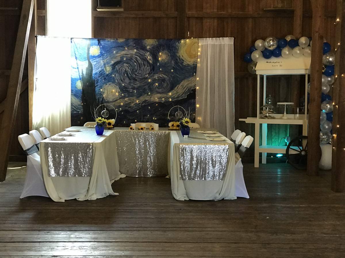 Starry night Birthday Party Ideas | Photo 11 of 13 | Catch My Party