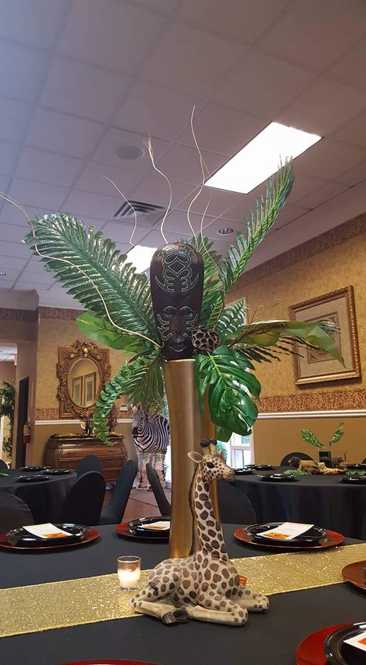 African Jungle Theme Dinner Party Party Ideas | Photo 11 of 13 | Catch ...