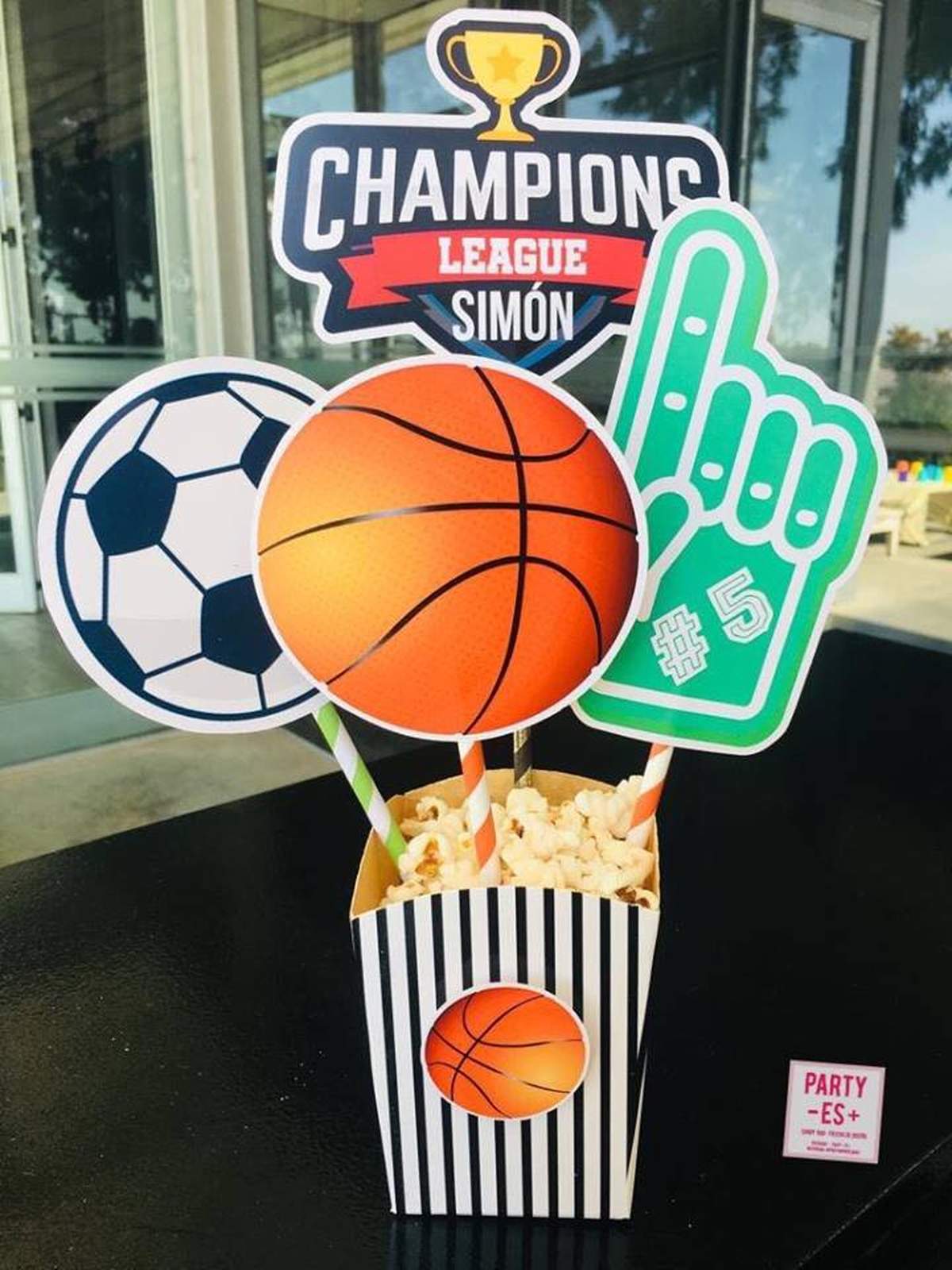 Sport Basketball and Soccer Birthday Party Ideas | Photo 1 of 19 ...