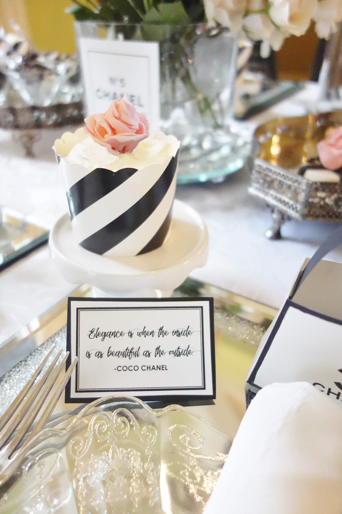 Chanel Tea Party Party Ideas | Photo 11 of 13 | Catch My Party