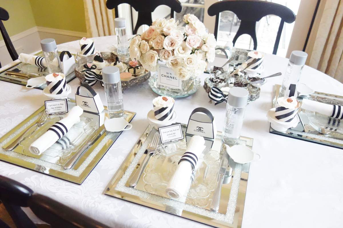 Chanel Tea Party Party Ideas | Photo 4 of 13 | Catch My Party