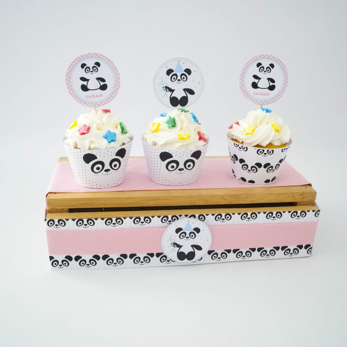 Pink Panda Printable Party Set Birthday Party Ideas | Photo 1 of 25 ...