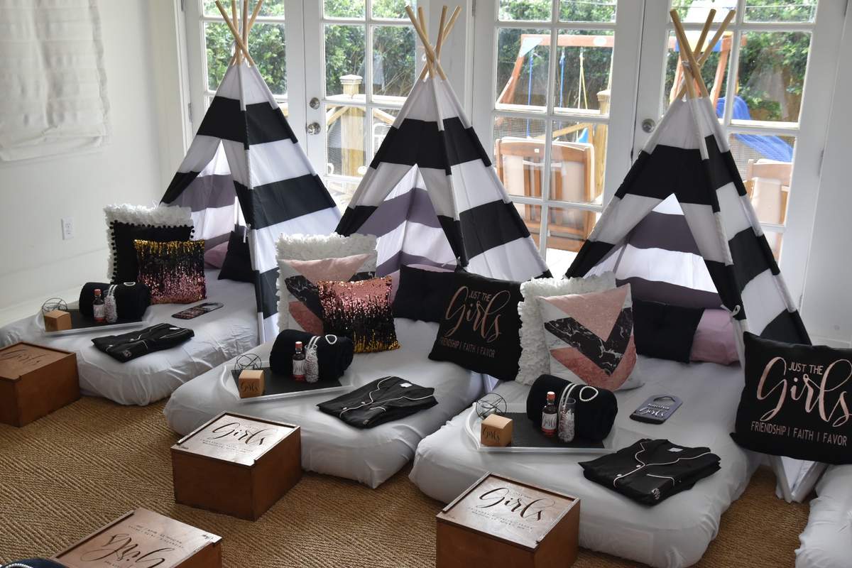 Adult Sleepover Ladies Night Party Ideas | Photo 1 of 41 | Catch My Party