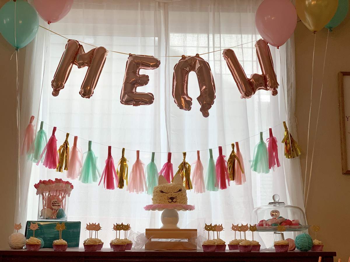 Kitty Cat Birthday Party Ideas | Photo 4 of 14 | Catch My Party
