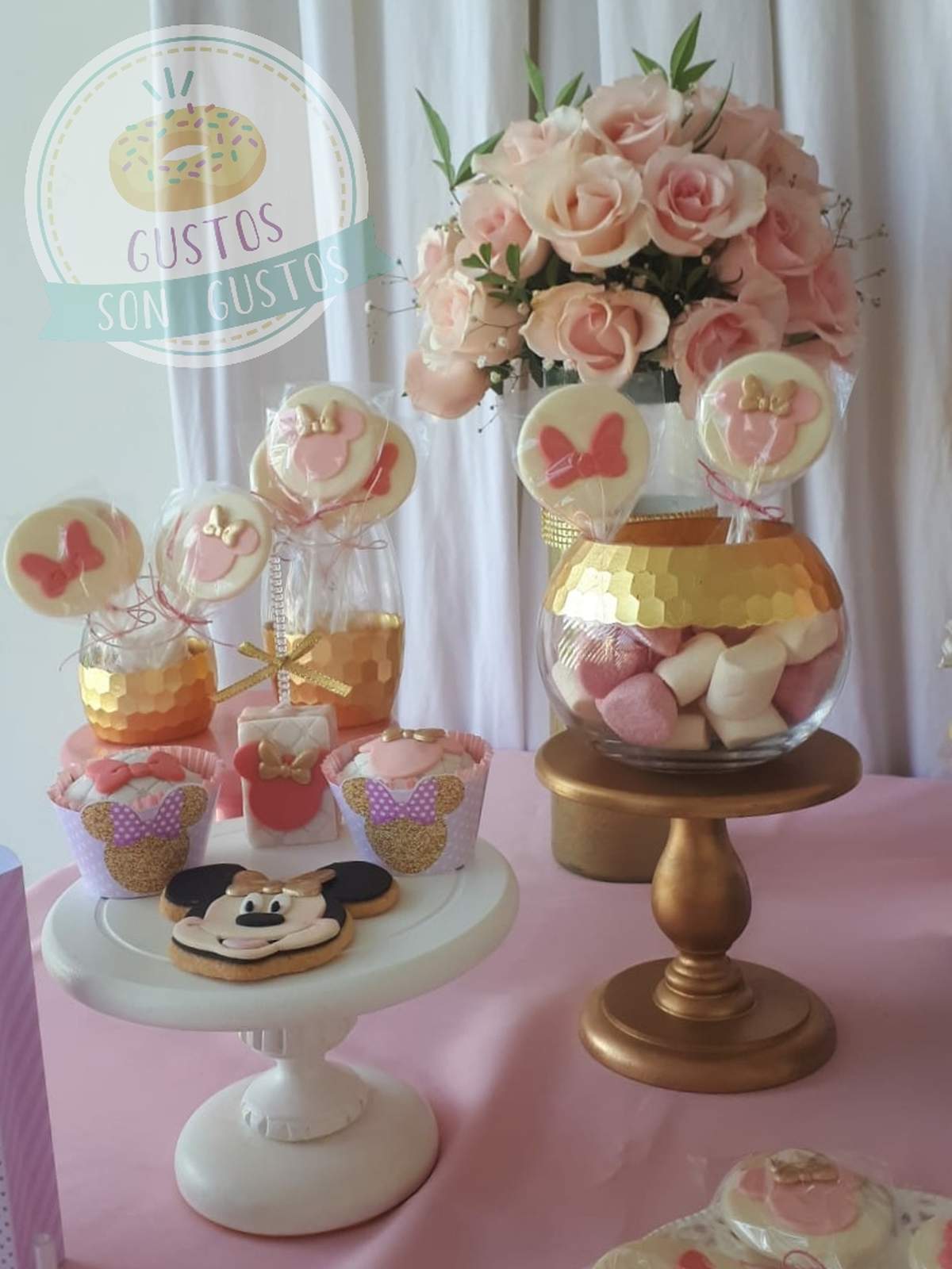 Minnie Gold Birthday Party Ideas | Photo 3 of 25 | Catch My Party
