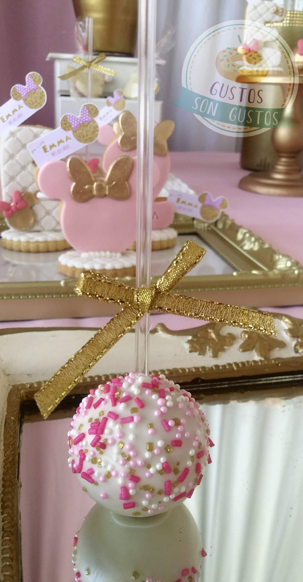 Minnie Gold Birthday Party Ideas | Photo 3 of 25 | Catch My Party