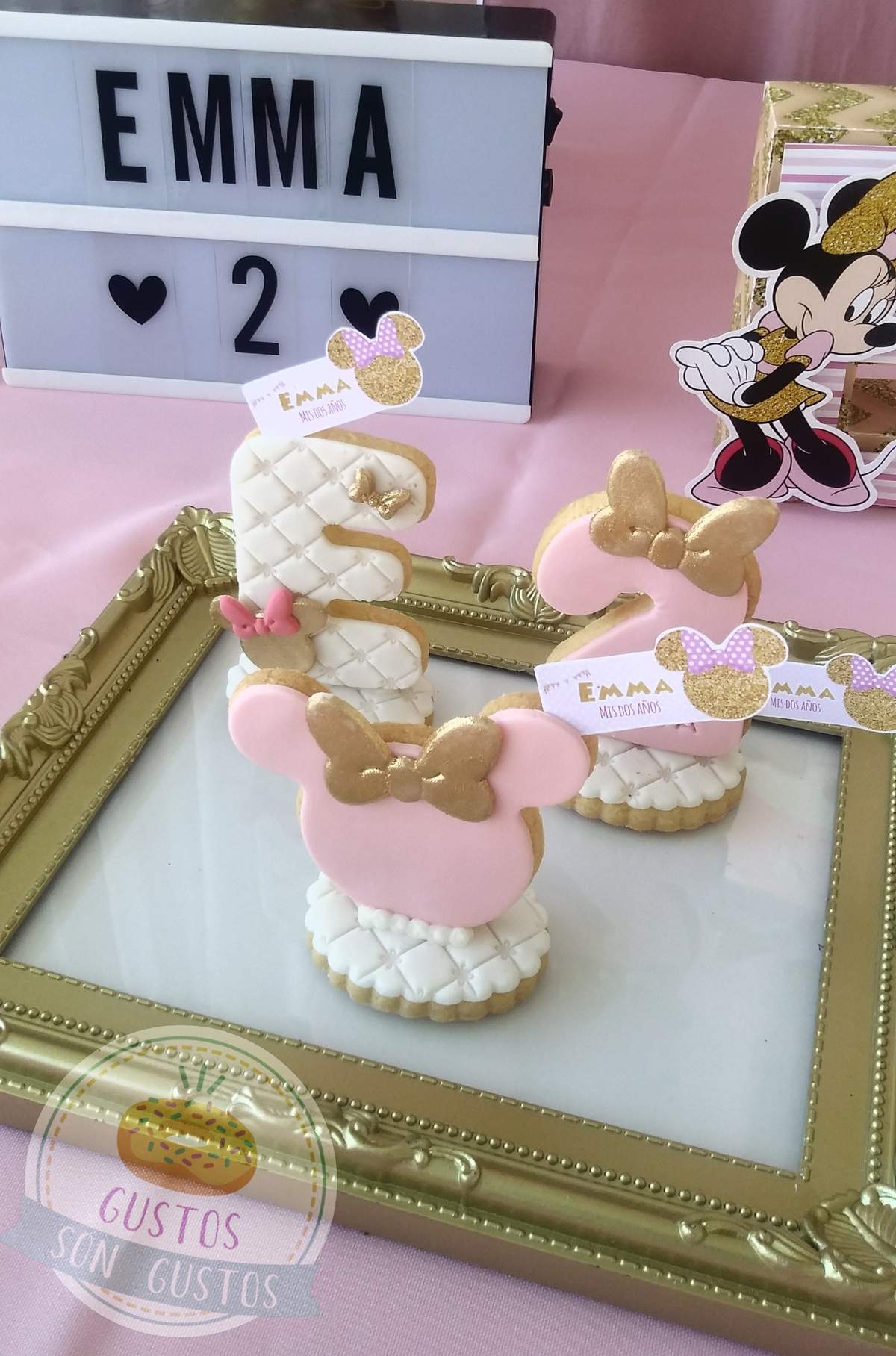 Minnie Gold Birthday Party Ideas | Photo 16 of 25 | Catch My Party