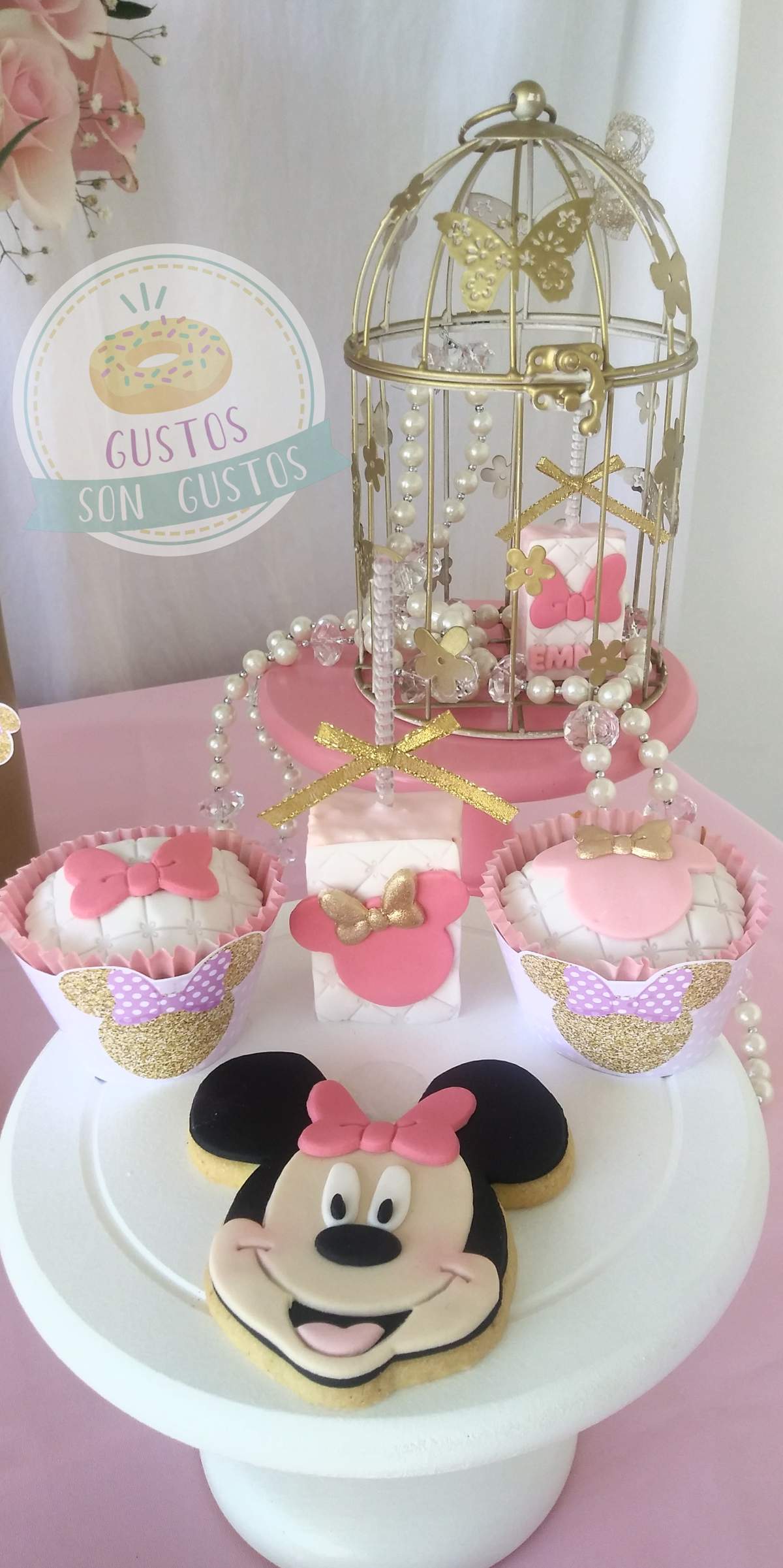 Minnie Gold Birthday Party Ideas | Photo 17 of 25 | Catch My Party