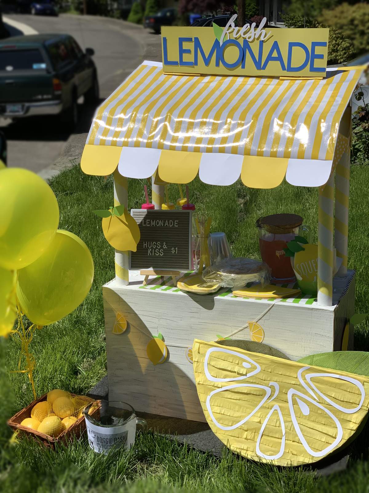 Lemonade Stand Donation Party Party Ideas | Photo 1 of 32 | Catch My Party